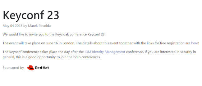 Keycloakの最前線を体感できるイベント「Keyconf 23」レポート | Think IT（シンクイット）